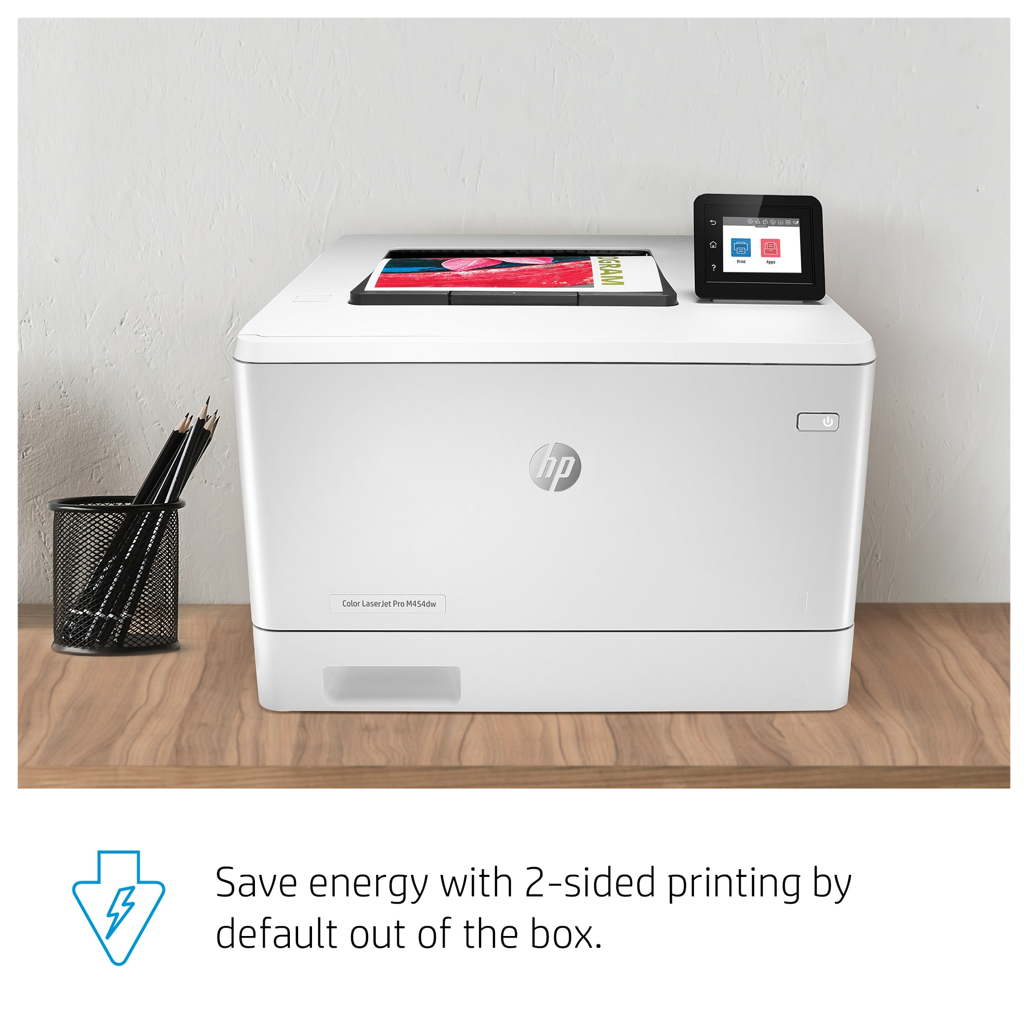 HP Color LaserJet Pro M454dn, Print, Two-sided printing, 68 in ...