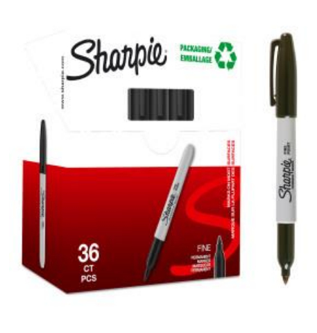 Sharpie 2025040 marker 36 pc(s) Black, 700 in distributor/wholesale ...