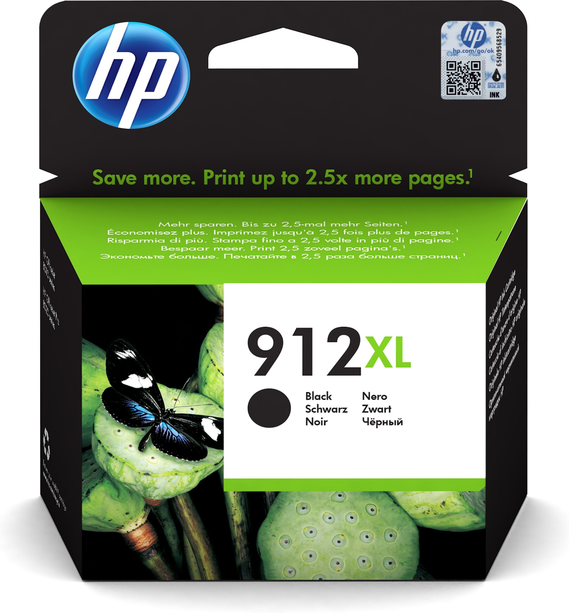 HP 3YL84AE/912XL Ink cartridge black high-capacity, 825 pages 21,7ml ...