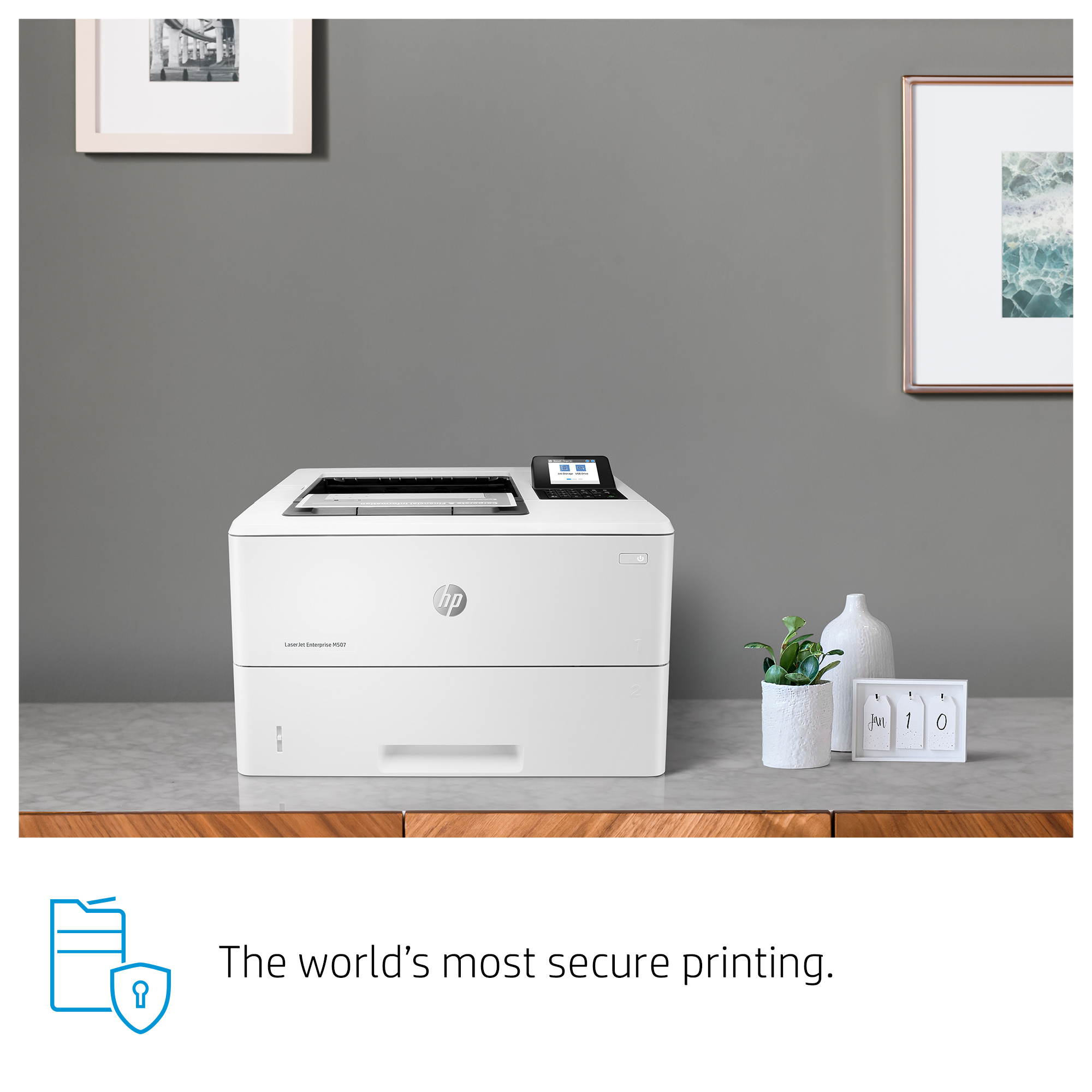 HP LaserJet Enterprise M507dn, Print, Two-sided printing, 87 in ...