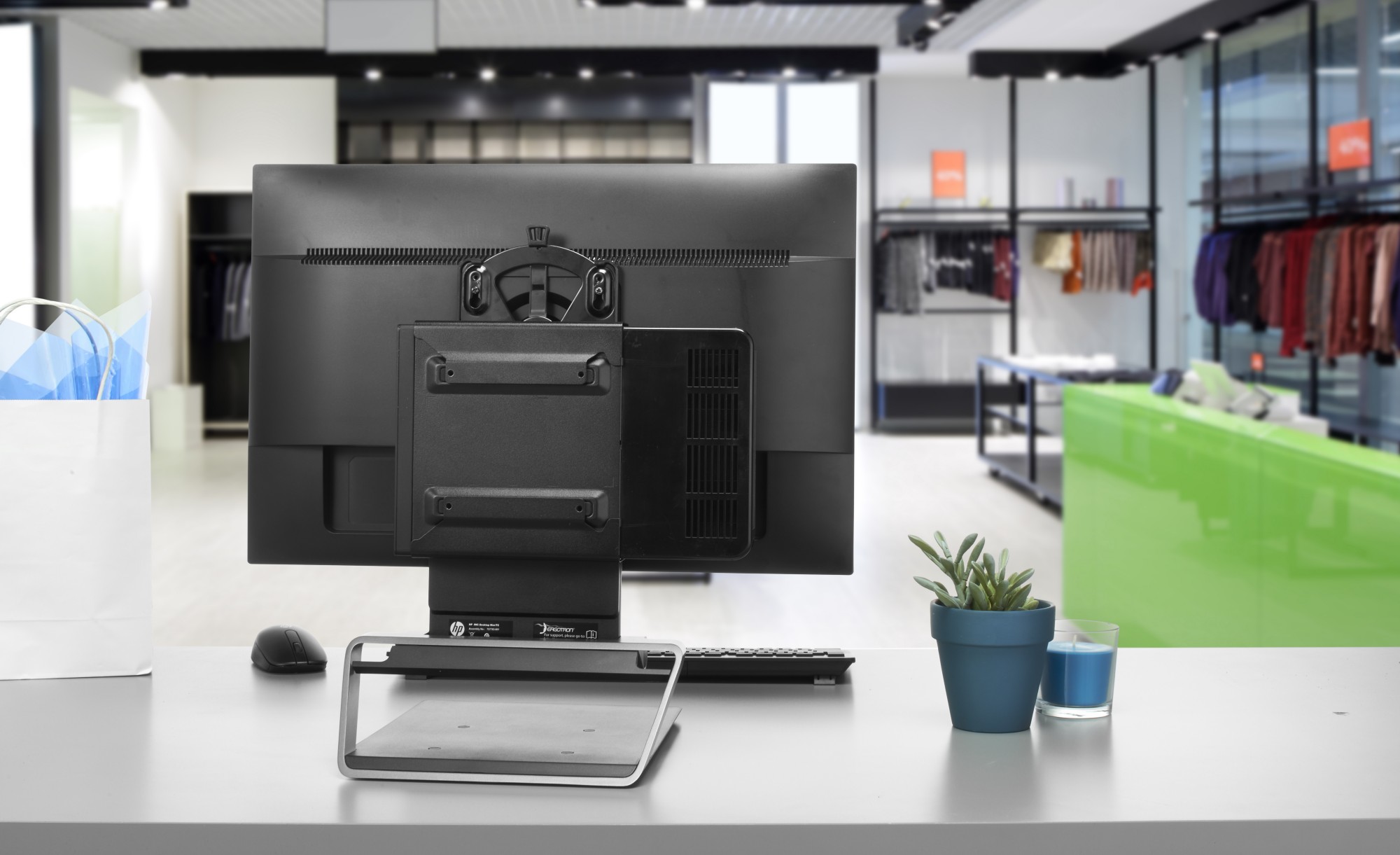 HP Integrated Work Center for Desktop Mini and Thin Client, 110 in ...