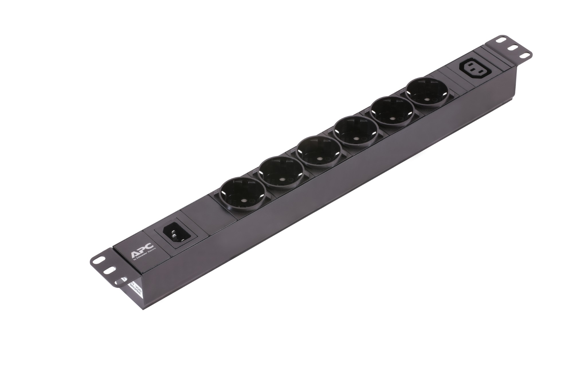 APC EPDU1010B-SCH power distribution unit (PDU) 7 AC outlet(s) 1U Black ...