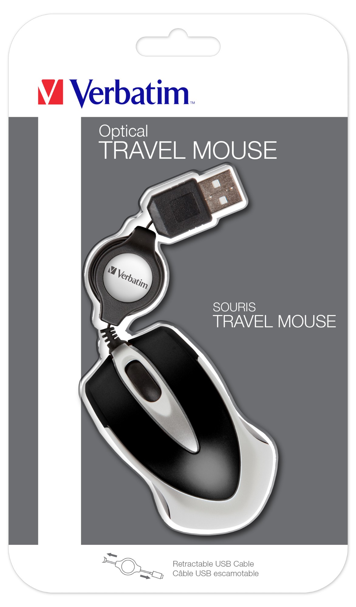 Verbatim Go Mini Optical Travel Mouse - Black, 16 in distributor ...