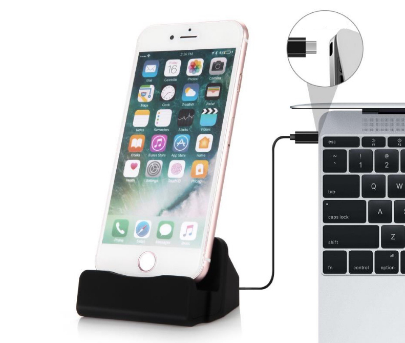 JLC Lightning to Type C Desk Top Charger