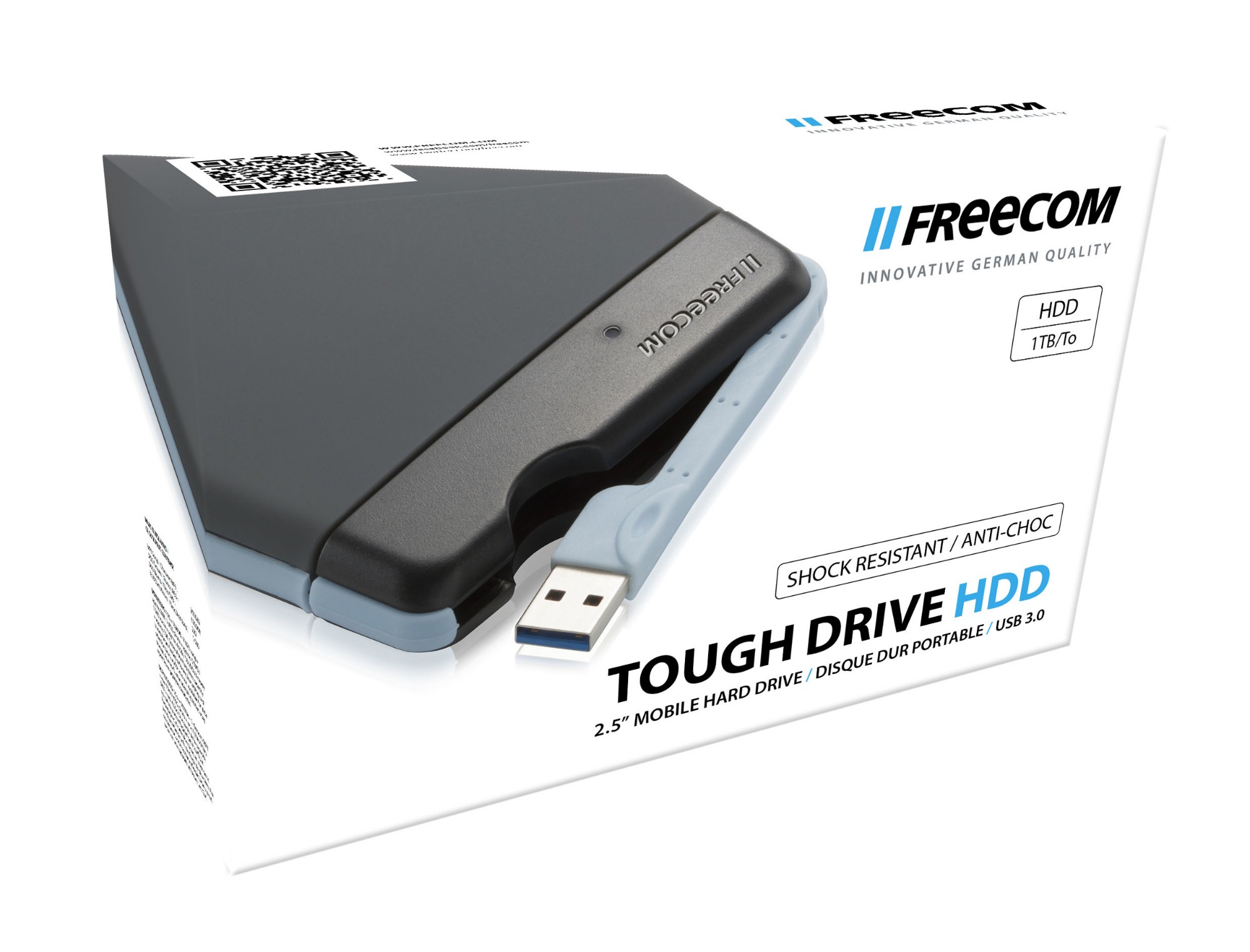 Freecom Tough Drive external hard drive 1000 GB Grey, 16 in distributor ...