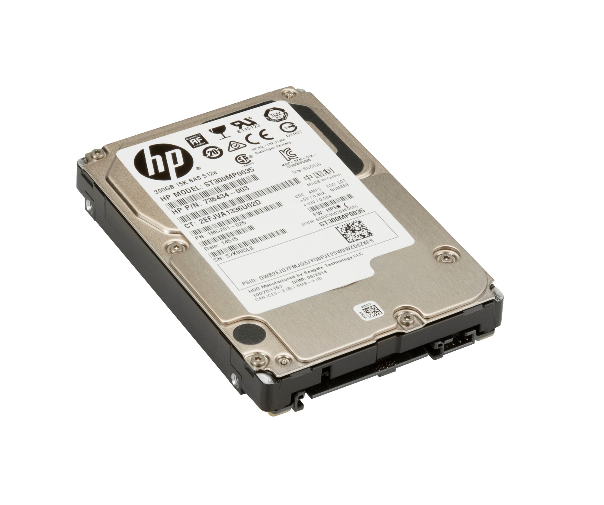 HP 300GB SAS 15K SFF Hard Drive, 0 in distributor/wholesale stock for ...