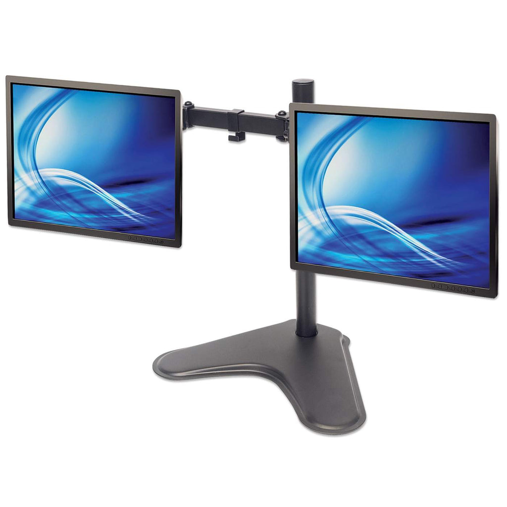 Manhattan TV & Monitor Mount, Desk, Double-Link Arms, 2 screens, Screen ...