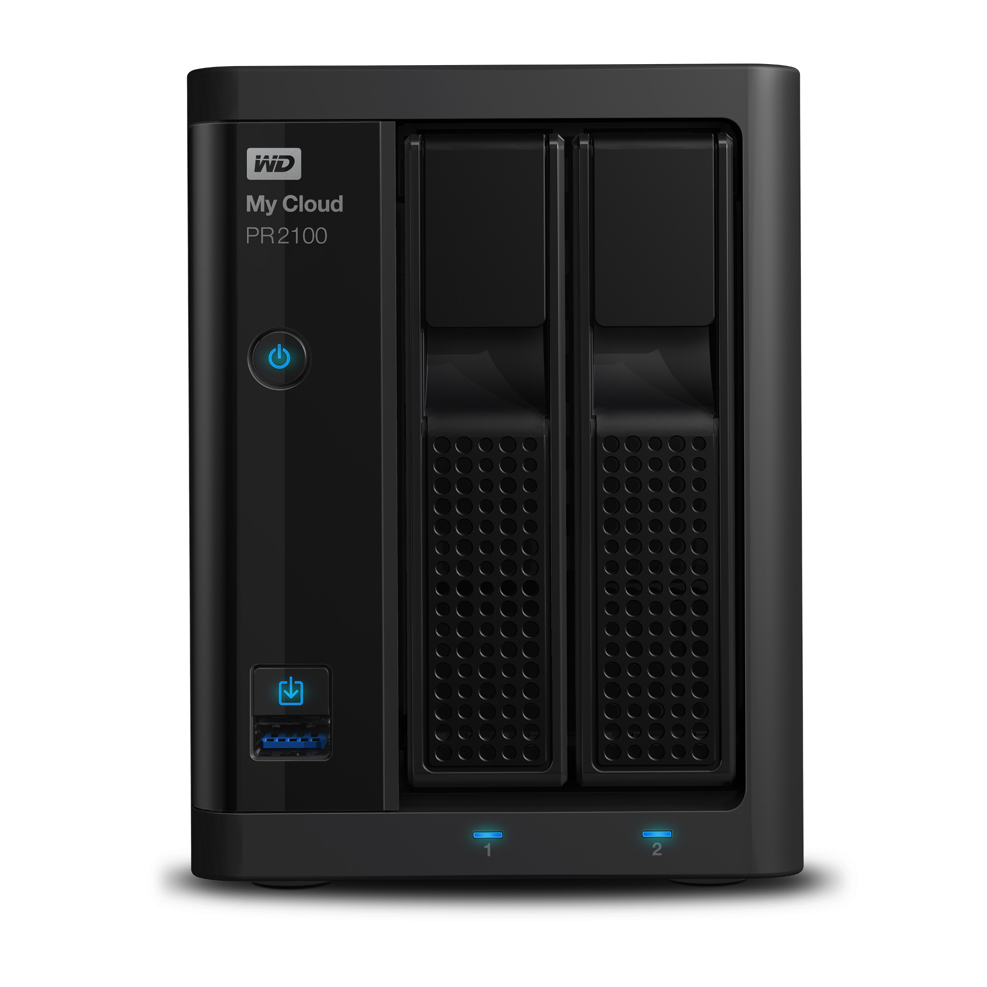 Western Digital My Cloud PR2100 NAS Desktop Ethernet LAN Black N3710