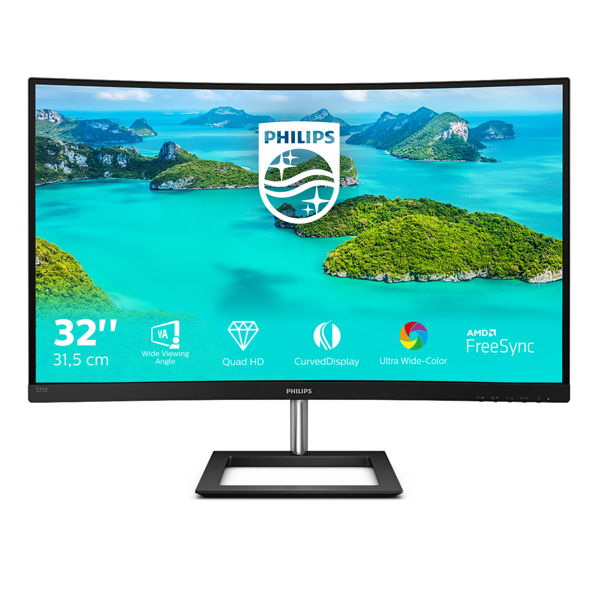Philips E Line 325E1C/00 computer monitor 80 cm (31.5") 2560 x 1440 ...