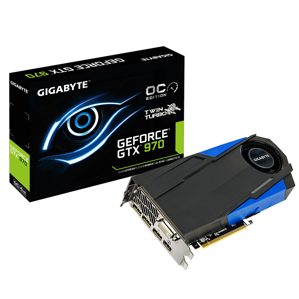 GIGABYTE GV-N970TTOC-4GD NVIDIA GeForce GTX 970 4 GB GDDR5, 0 in ...