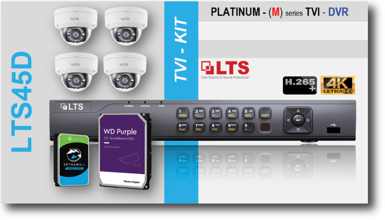 LTS LTS45D video surveillance kit Wired 4 channels
