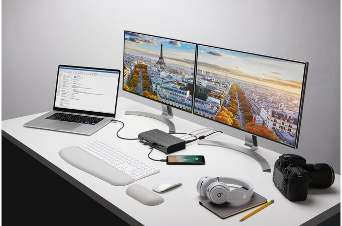 Kensington SD5600T Thunderbolt™ 3 and USB-C™ Dual 4K Hybrid Docking ...