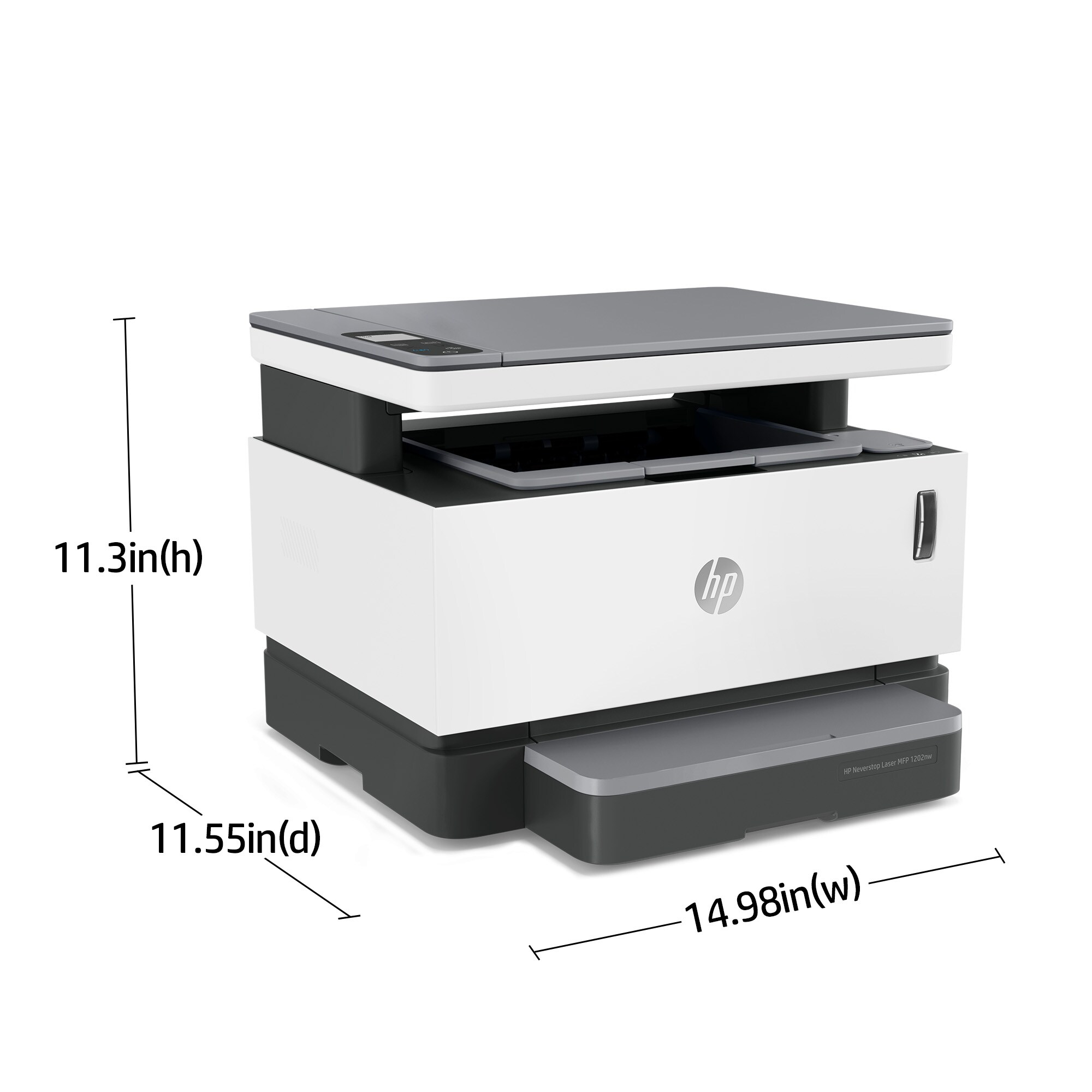 HP Neverstop Laser MFP 1202nw, Black and white, Printer for Business ...