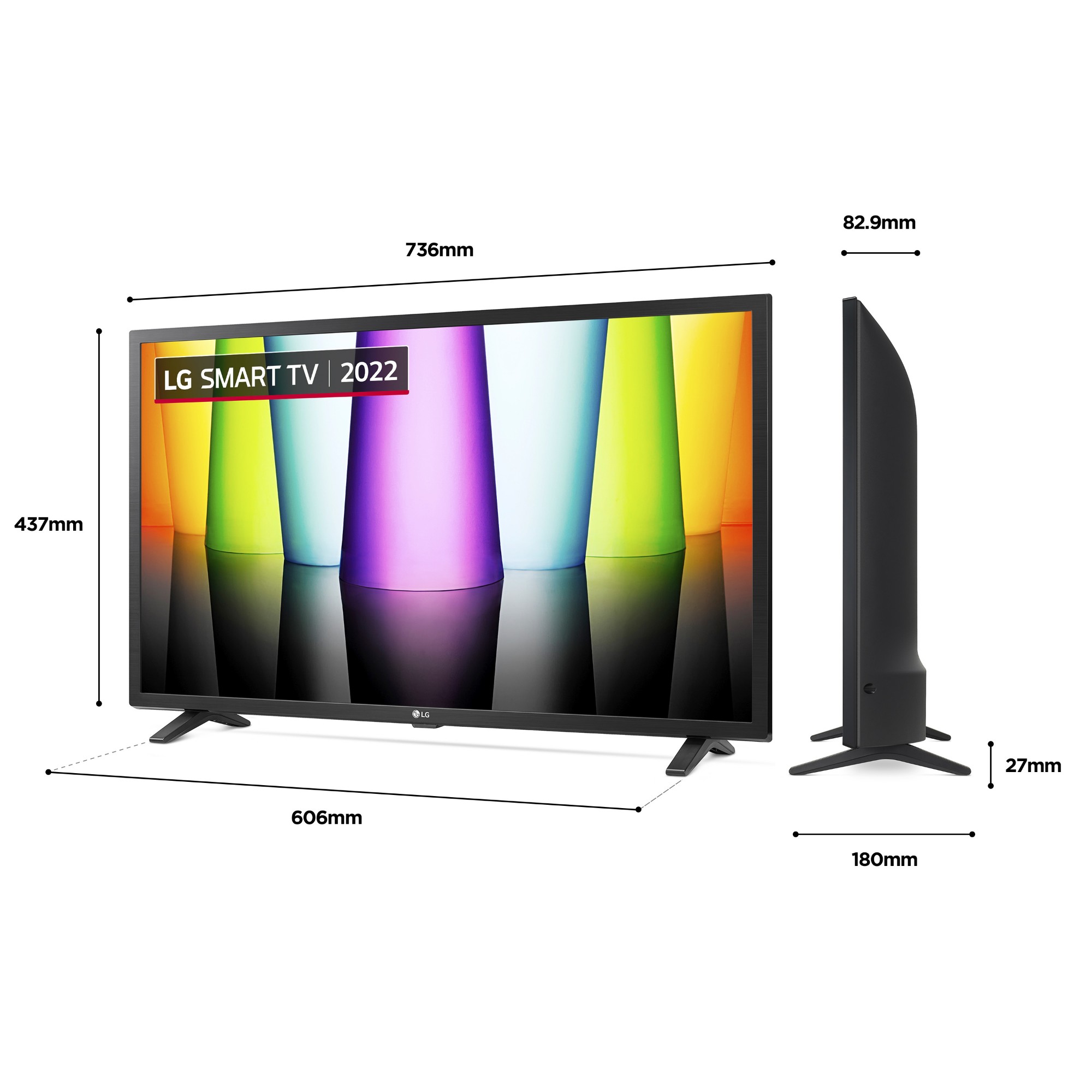 LG 32LQ630B6LA.AEK TV 81.3 cm (32") HD Smart TV Wi-Fi Black, 234 in distributor/wholesale stock ...