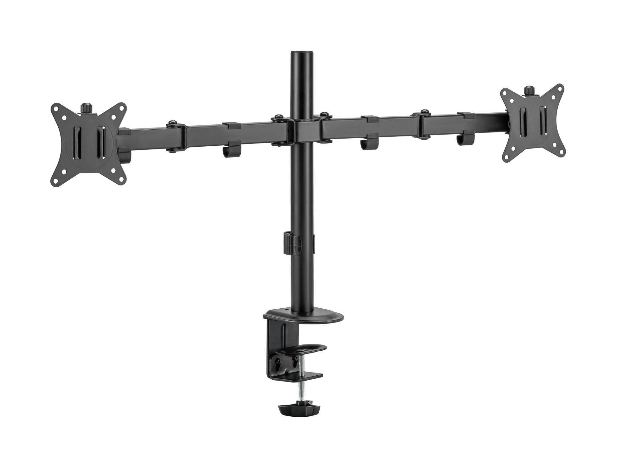 Equip 17"-32" Articulating Dual Monitor Desk Mount Bracket, 124 in ...