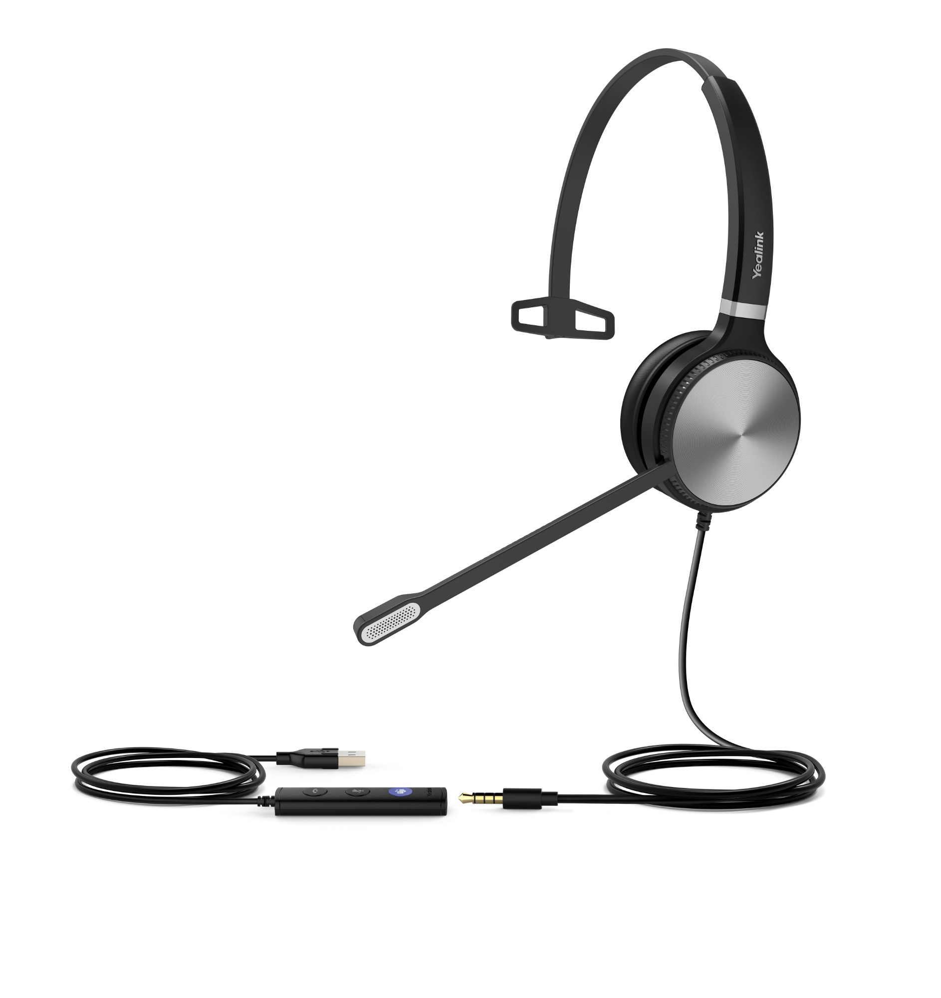 Yealink UH36 Mono Teams Headset Wired Head band Office Call Center USB