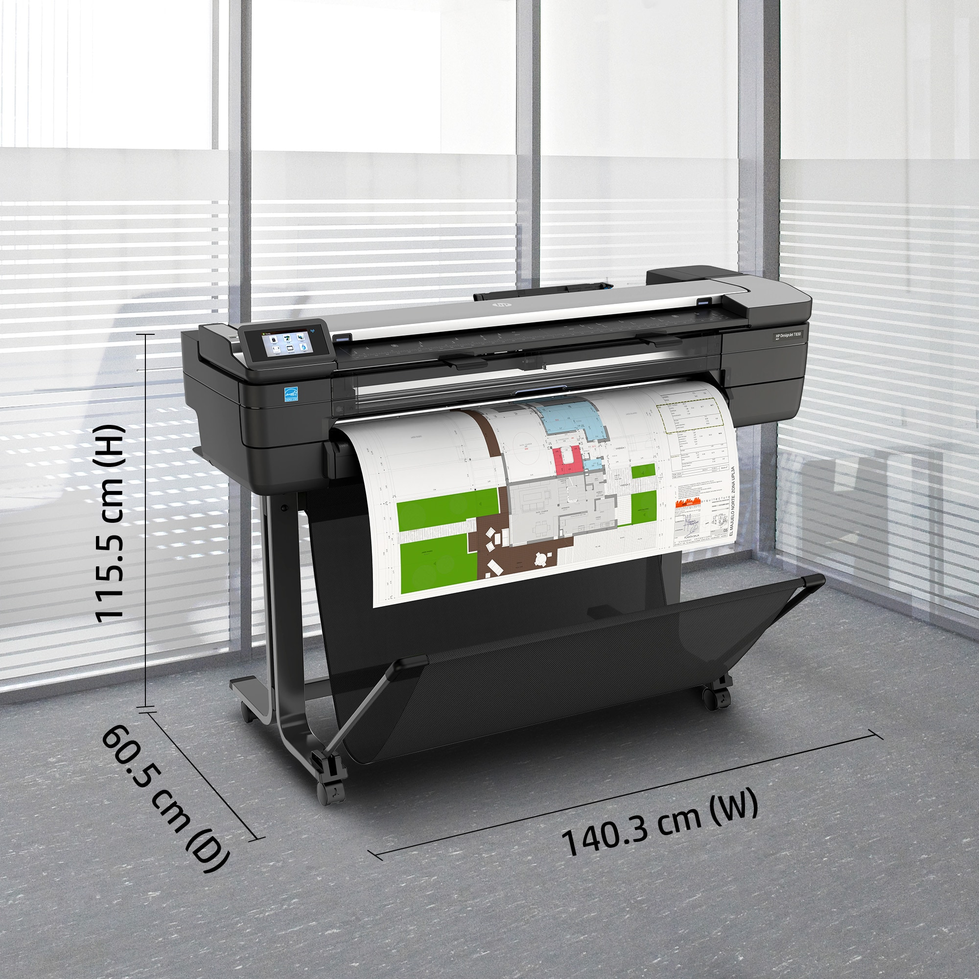 HP Designjet T830 24-in Multifunction Printer, 2 in distributor ...