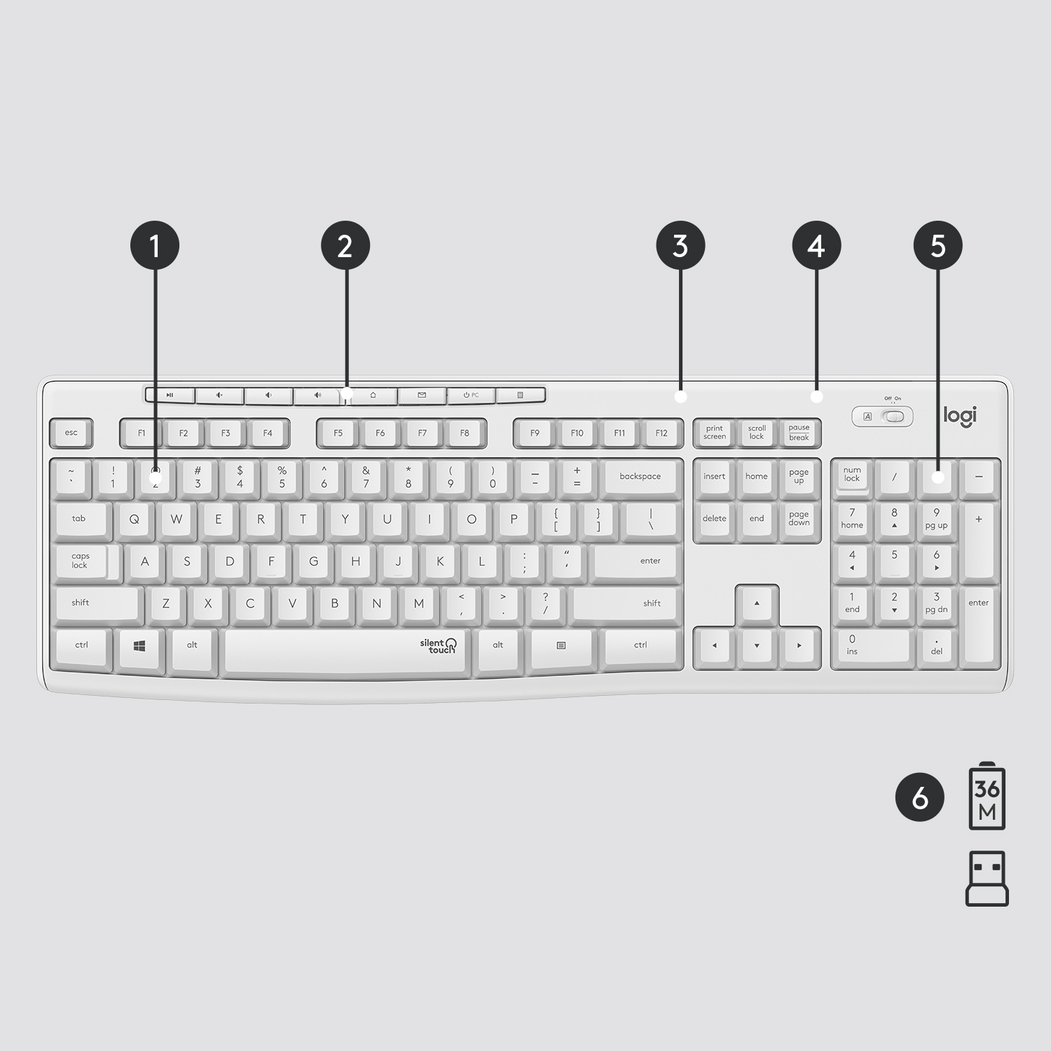 Logitech MK295 Silent Wireless Combo, 11 in distributor/wholesale stock ...