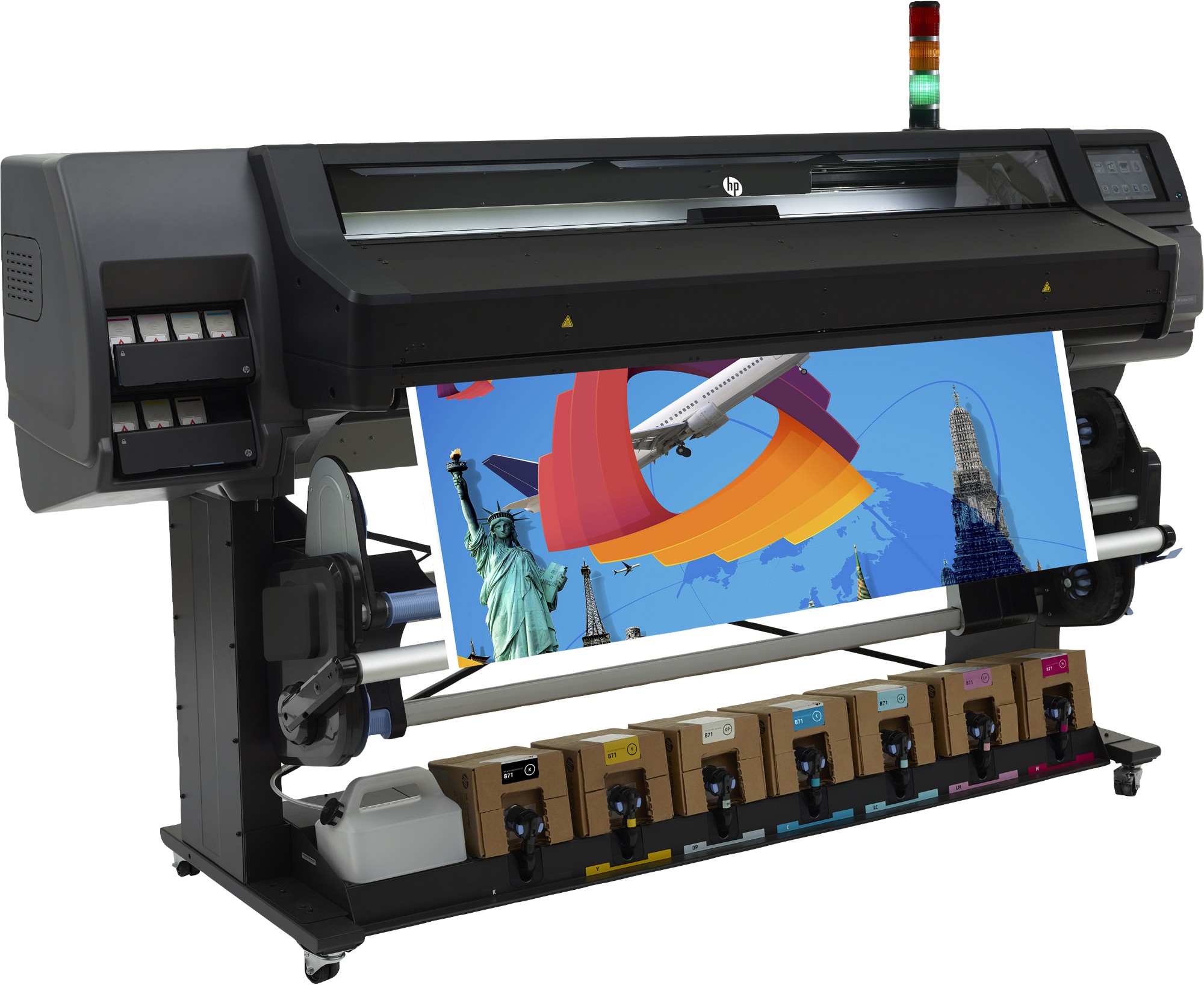 HP Latex 570 large format printer Latex printing Colour 1200 x 1200 DPI ...