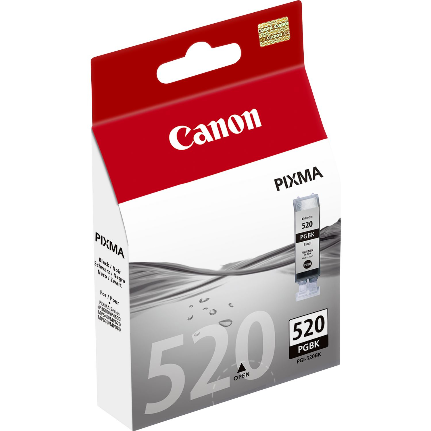 Canon 2932B001 (PGI-520 PGBK) Ink cartridge black, 324 pages, 19ml, 837 ...