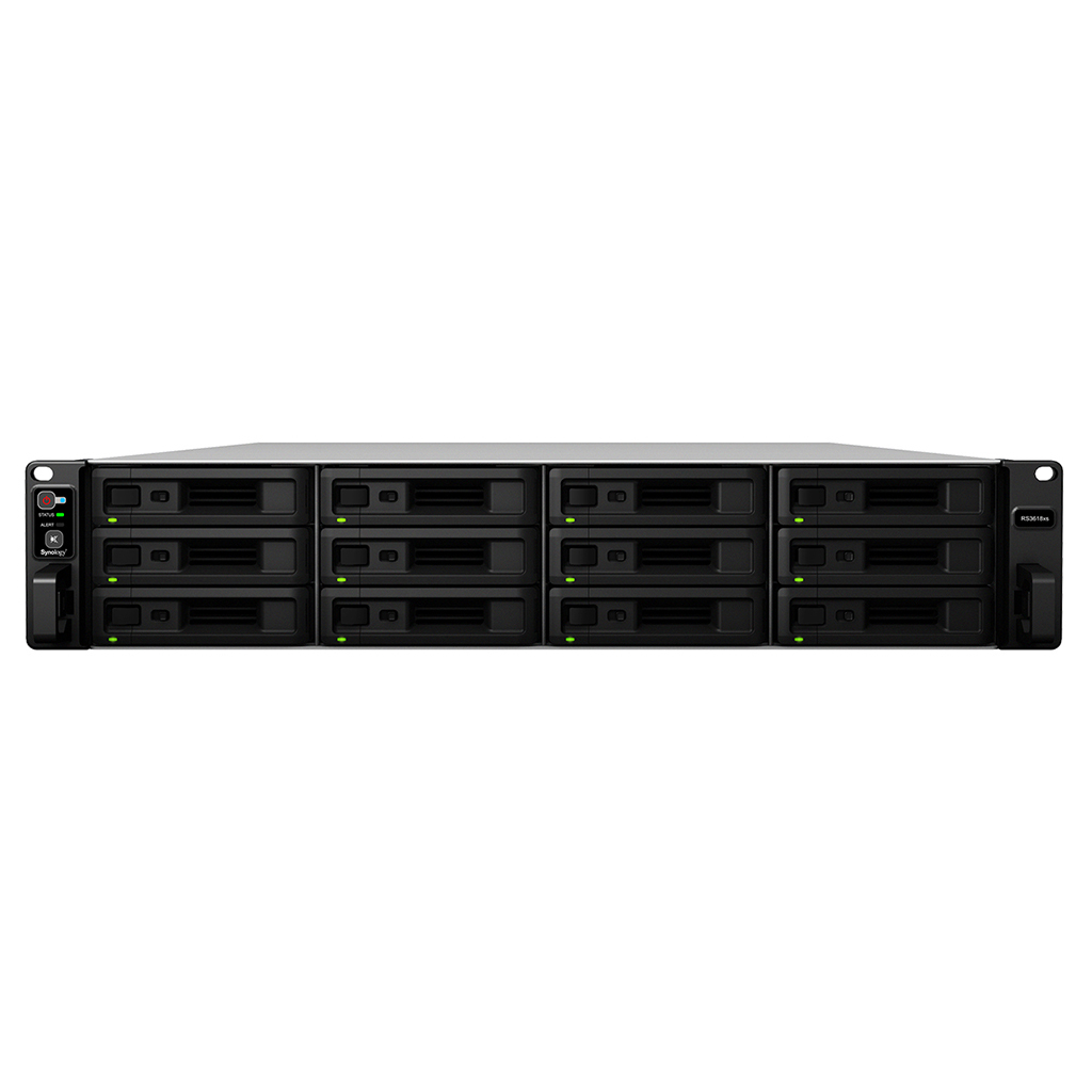Synology Rackstation Rs3618xs Nas Rack (2U) Ethernet Lan Black D-1521 ...