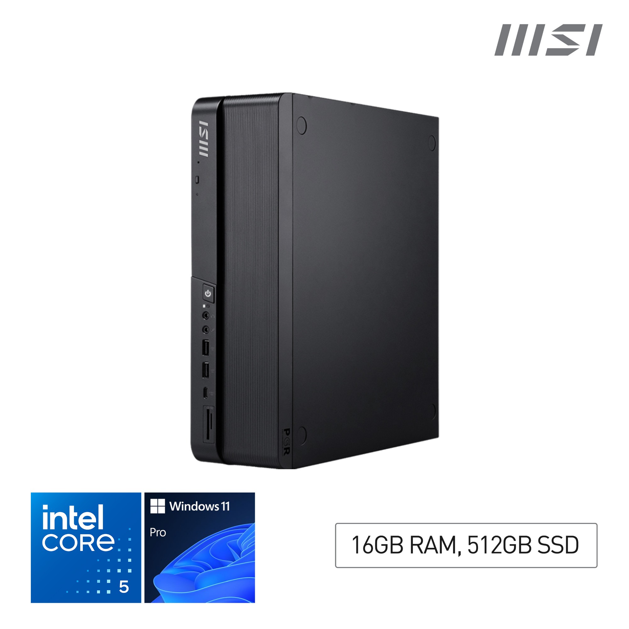 MSI Pro DP80 A14G Intel Core 5 14400, Desktop PC, DP80 A14G, SFF, Mini ...