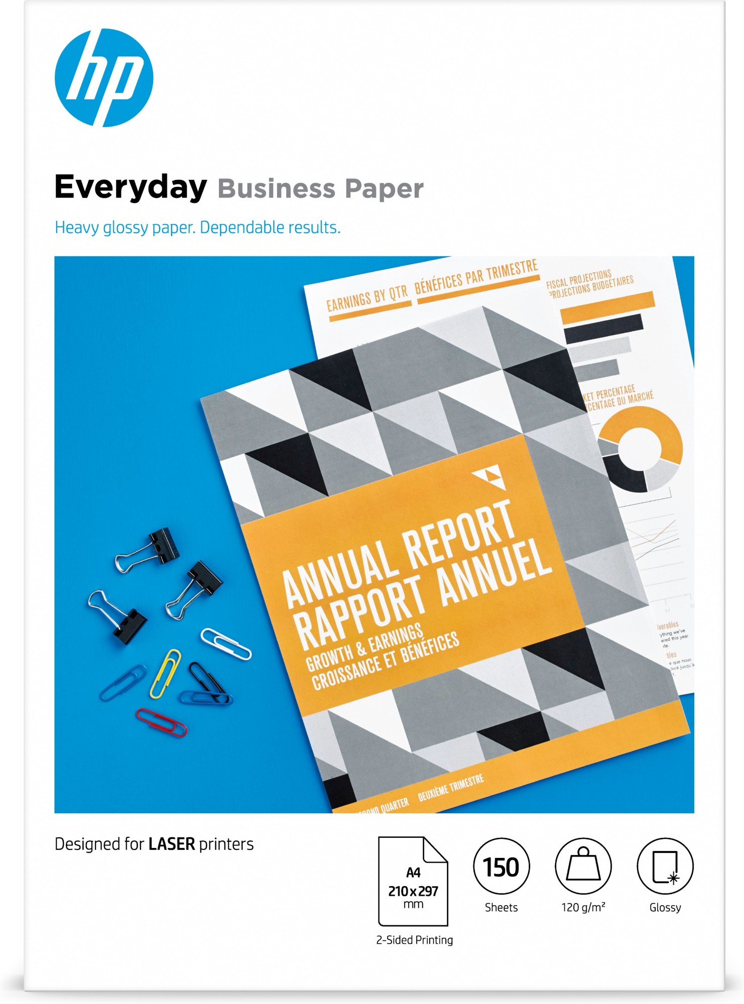 HP Everyday Business Paper Glossy 120 G m2 A4 210 X 297 Mm 150 HP Everyday Business Paper Glossy 120 G m2 A4 210 X 297 Mm 150