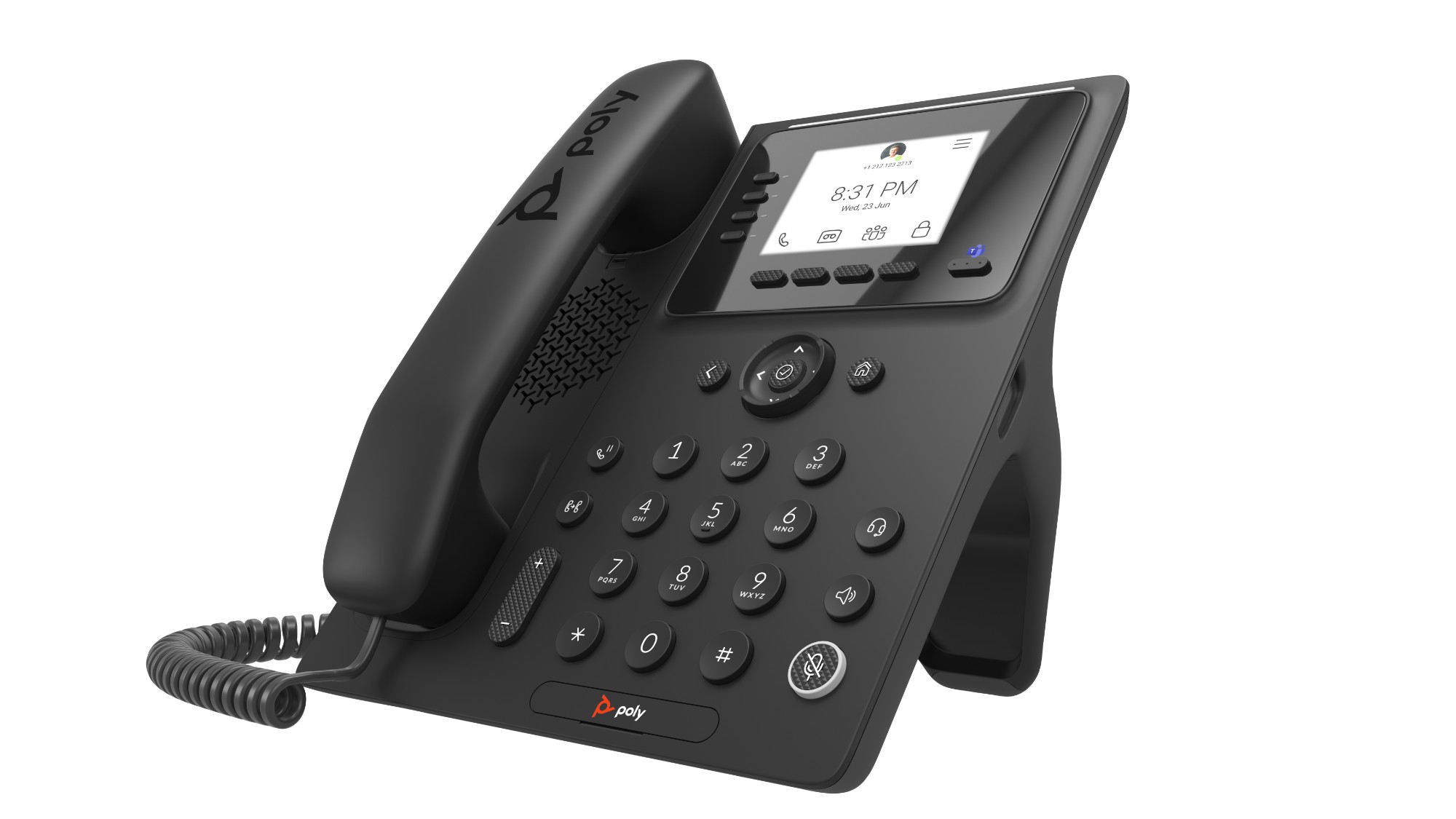 POLY CCX 350 Business Media Phone for Microsoft Teams and PoE-enabled ...