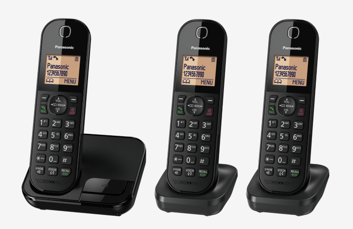 Panasonic KX-TGC413EB telephone DECT telephone Caller ID Black, 4 in ...