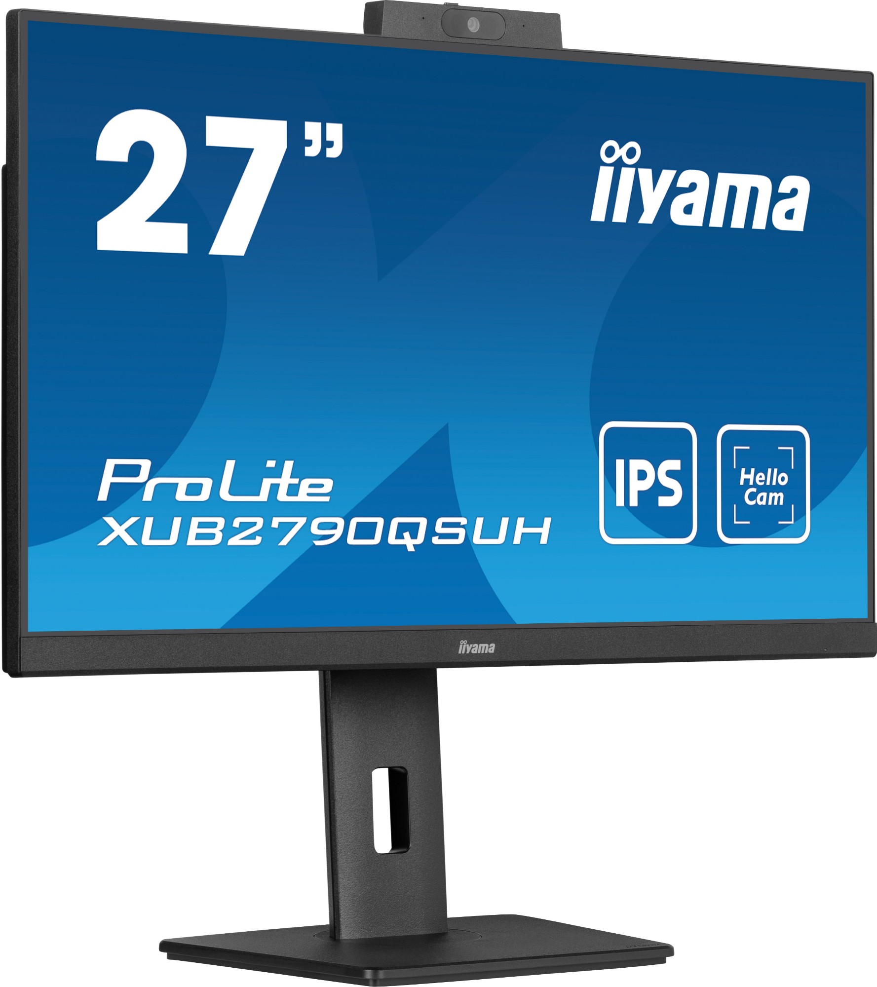 iiyama ProLite 27’’ IPS monitor with a built-in Windows Hello camera ...