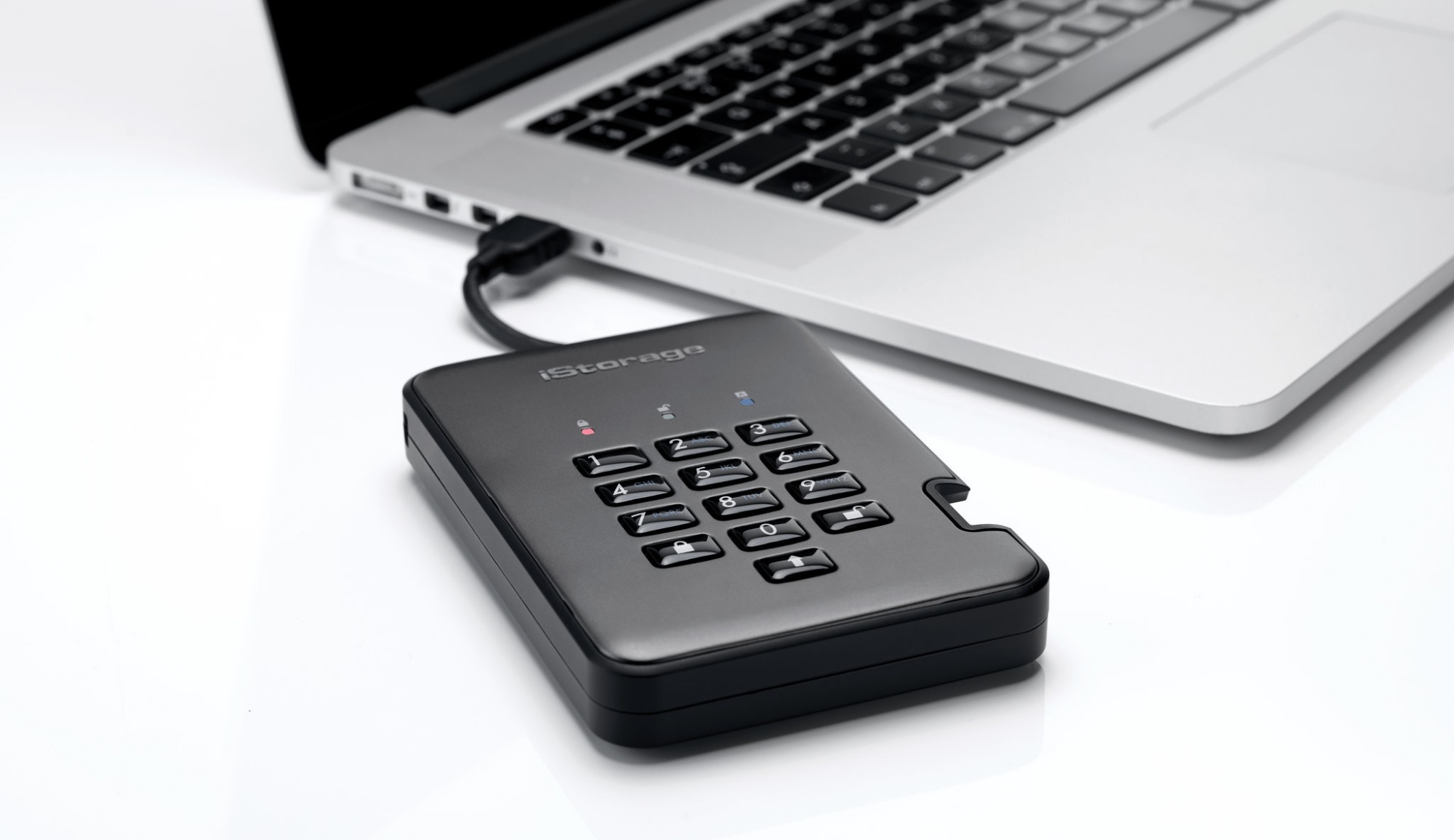 iStorage diskAshur PRO2 256-bit 1TB USB 3.1 secure encrypted hard drive ...