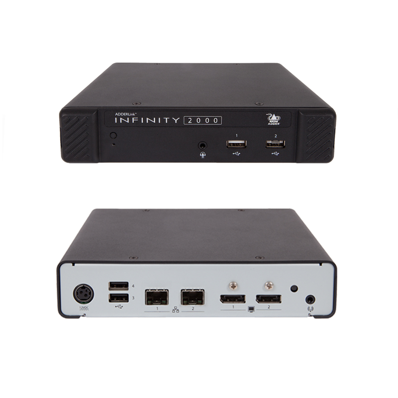 Adder Link Infinity Dual Head- Dual Sfp Displayport++ Rx Unit | Adder | US
