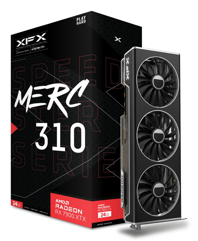 XFX MERC 310 AMD Radeon RX 7900 XTX 24 GB GDDR6, 6 in distributor ...