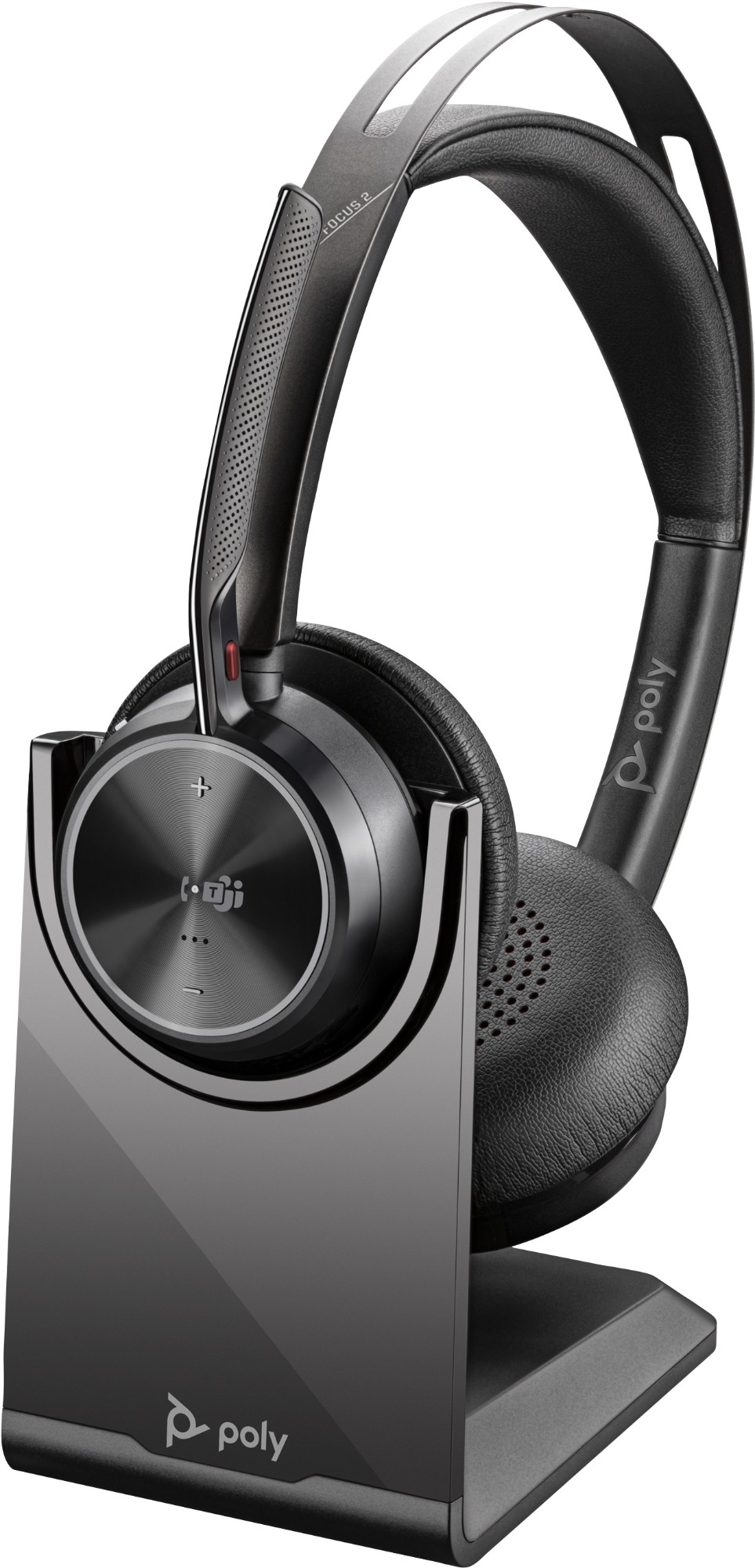 POLY VFOCUS2-M Microsoft Teams Certified USB-C Headset with charge ...