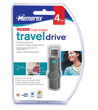 Memorex TravelDrive 4GB USB flash drive, 15 in distributor/wholesale ...
