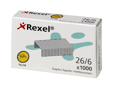 Rexel No. 56 (26/6) Staples (1000), 1232 in distributor/wholesale stock ...