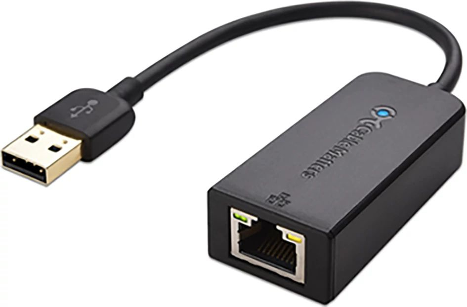 Crestron ADPT-USB-ENET cable gender changer USB-A RJ-45 Black