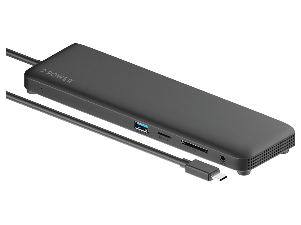 2-Power DOC0118A notebook dock/port replicator Black, 147 in ... 2-Power DOC0118A notebook dock/port replicator Black, 147 in ...