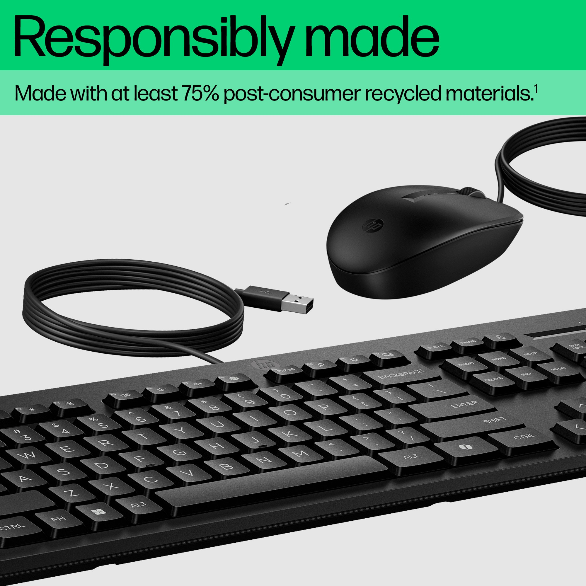 HP 225 Wired Mouse and Keyboard Combo G2, 1432 in distributor/wholesale ...