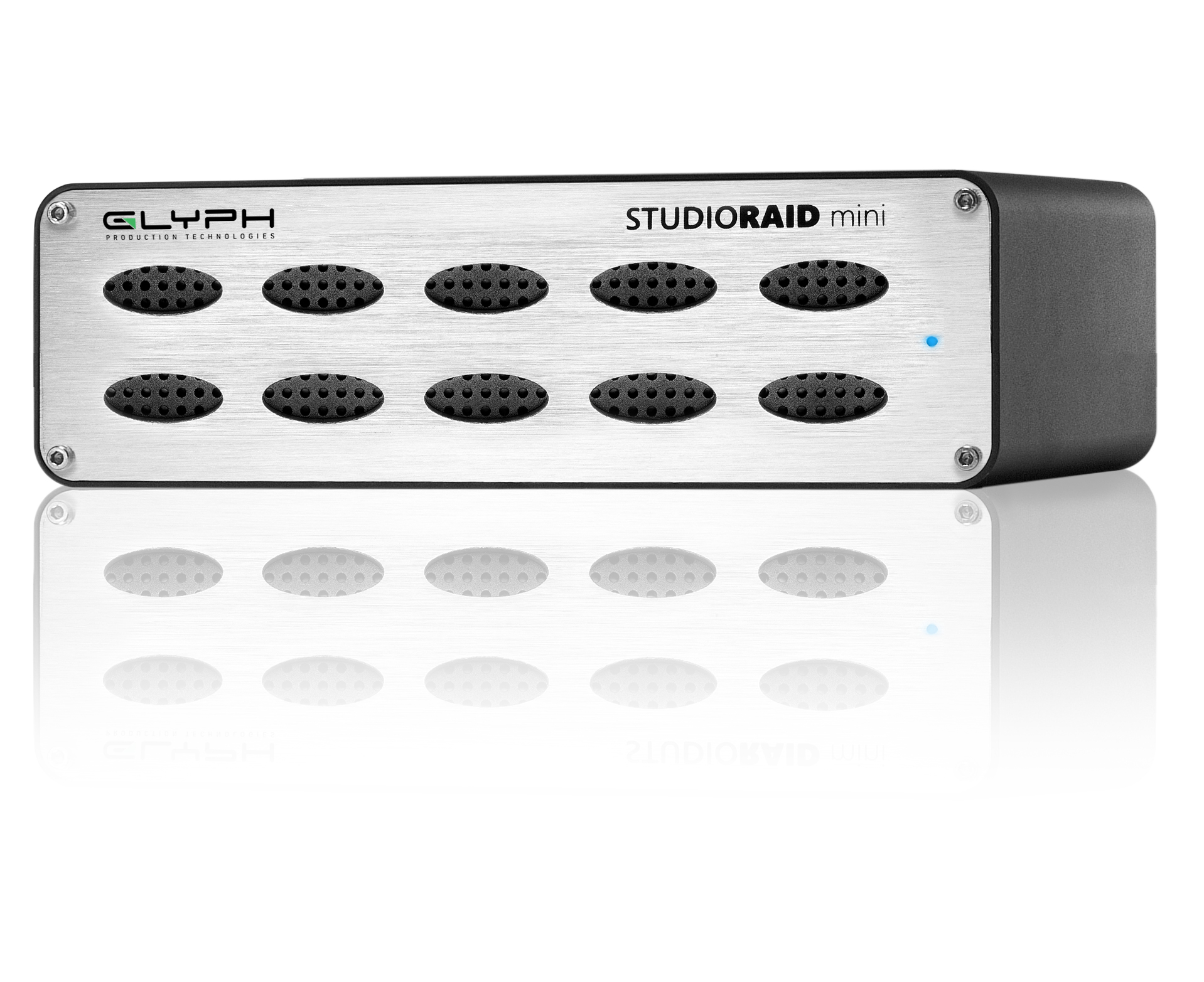 Glyph StudioRAID mini external hard drive 4000 GB Black, Silver, 1 in ...