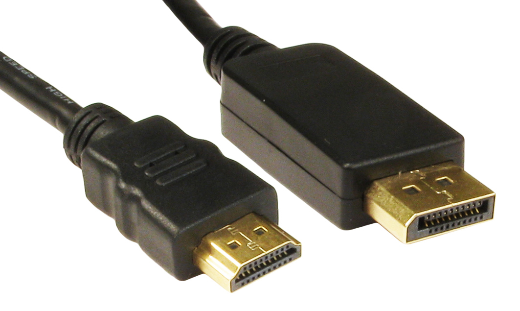 Cables Direct HDHDPORT-005-2M video cable adapter HDMI DisplayPort ...