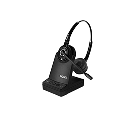 Agent AW80 Binaural Headset Wireless Head-band Office/Call center ...