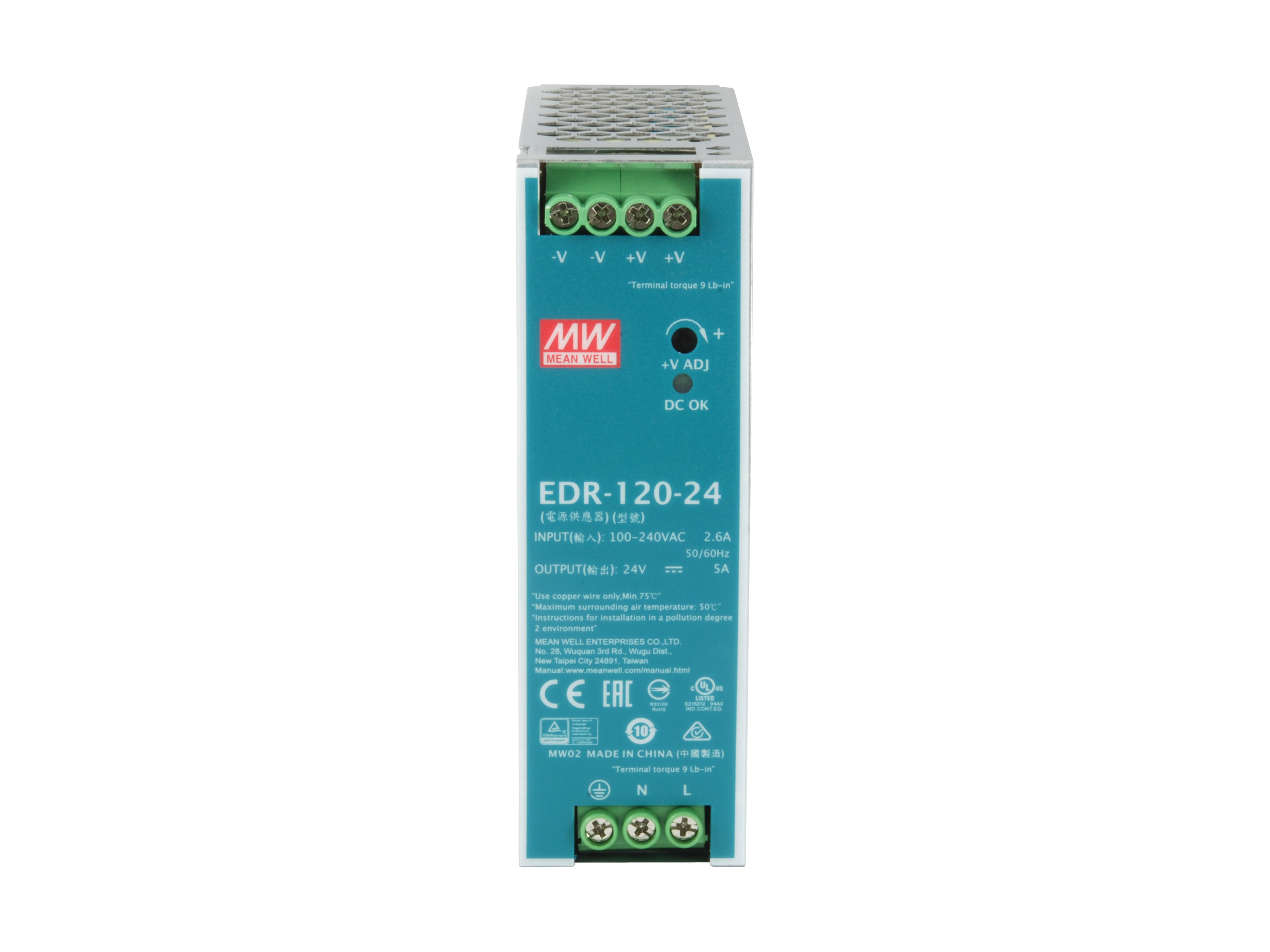 dg 60 s24 din rail non pfc power supply 24v dc 25a | Dg 60 s24 din rail ...