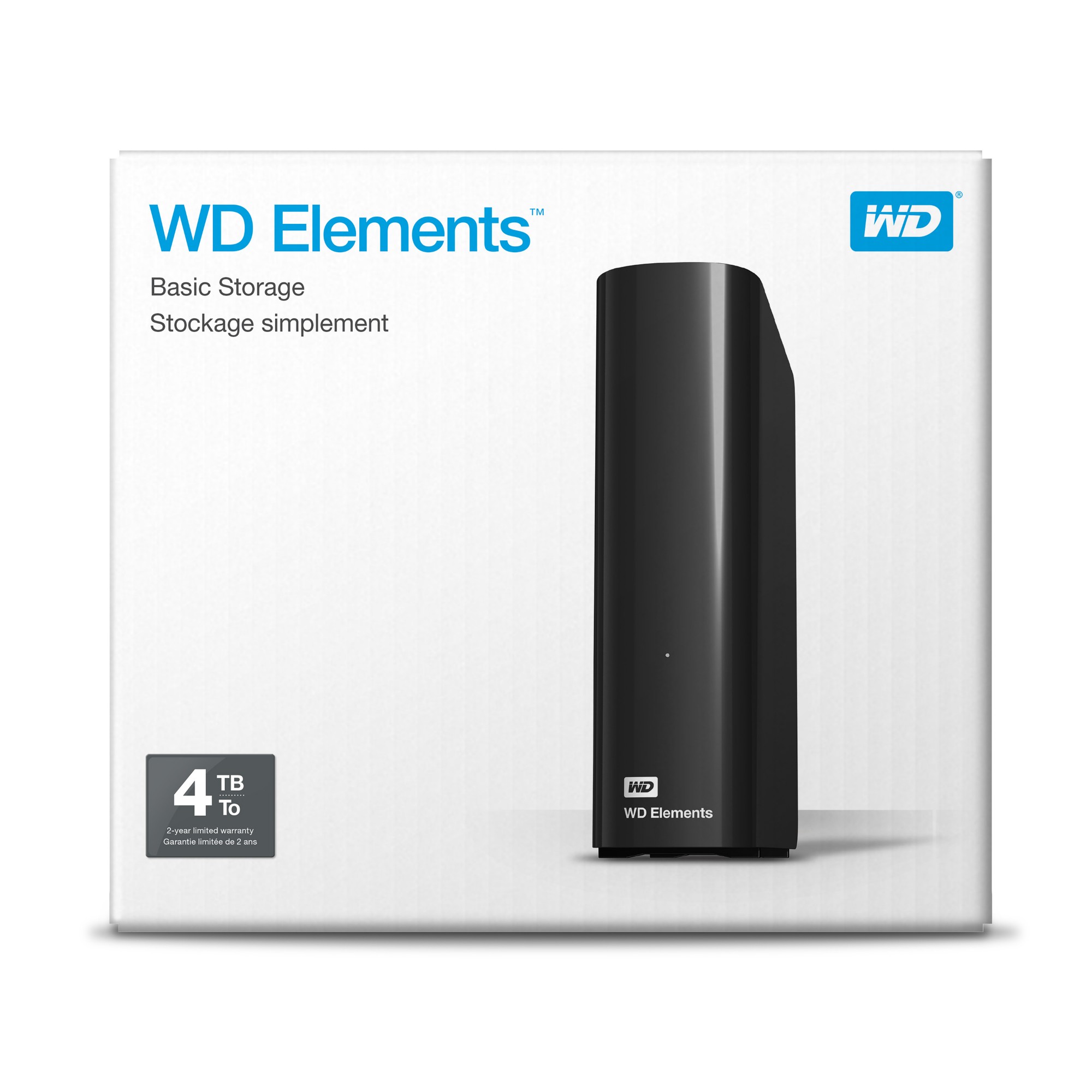 Western Digital WD Elements Desktop external hard drive 4 TB Black, 169 ... Western Digital WD Elements Desktop external hard drive 4 TB Black, 169 ...