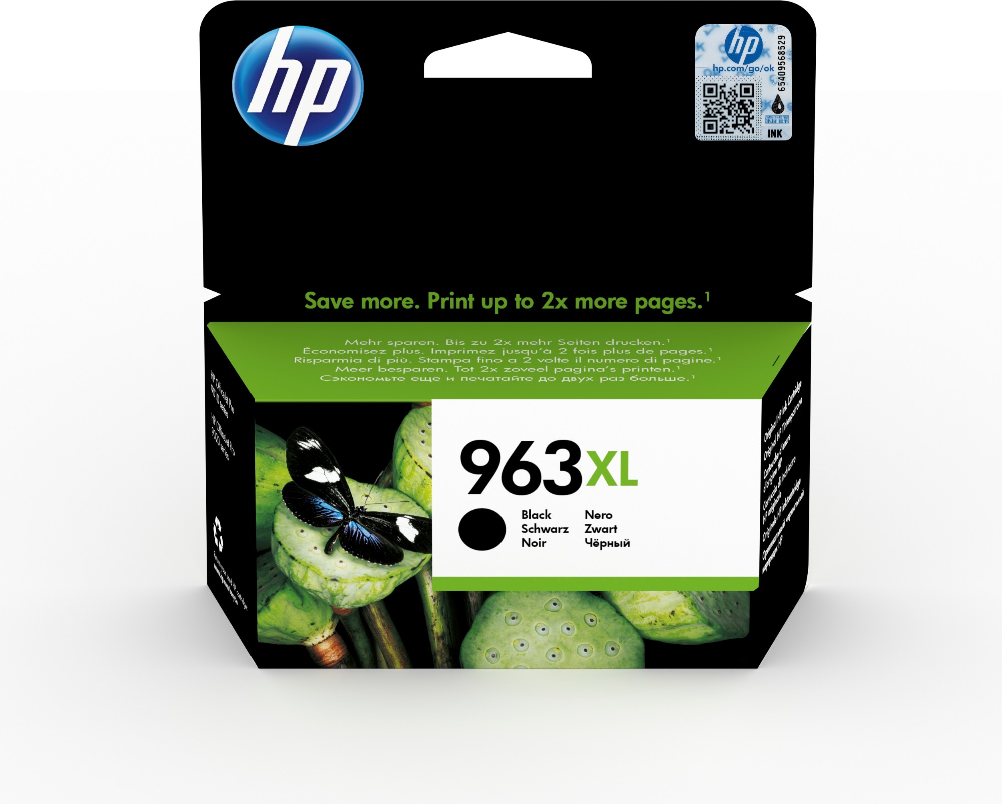 HP 3JA30AE#301 (963XL) Ink cartridge black, 2K pages, 48ml, 1589 in ...