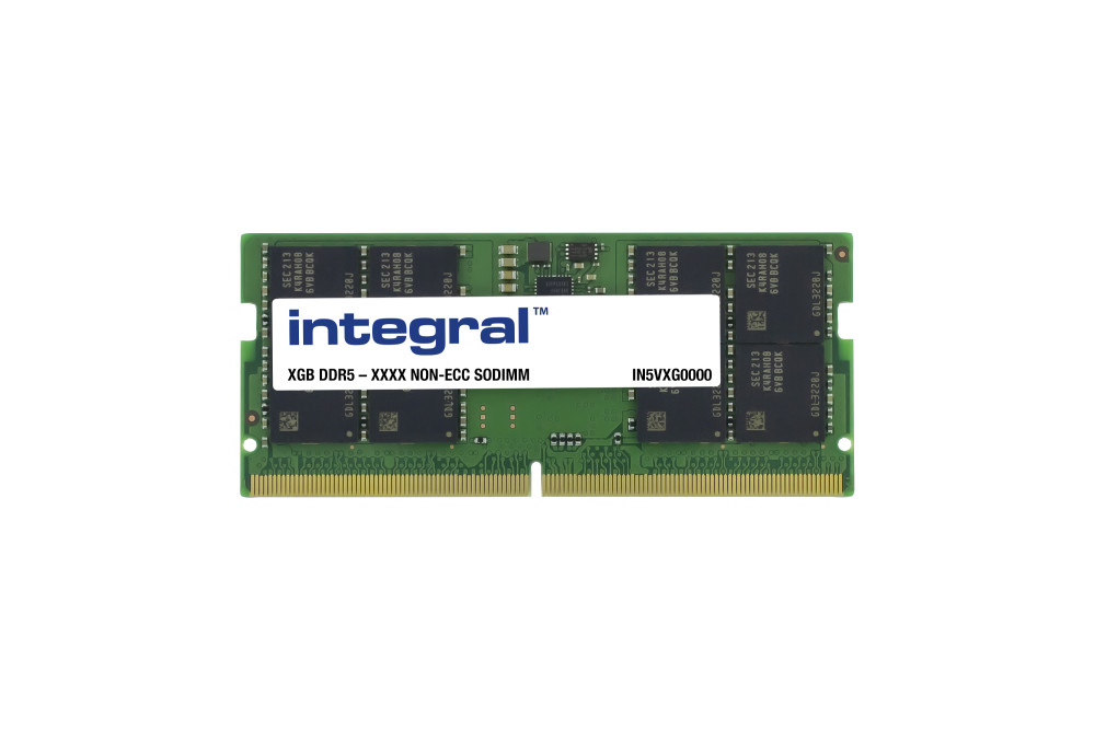 Integral 16GB LAPTOP RAM MODULE DDR5 4800MHz SODIMM PC5-38400 ...