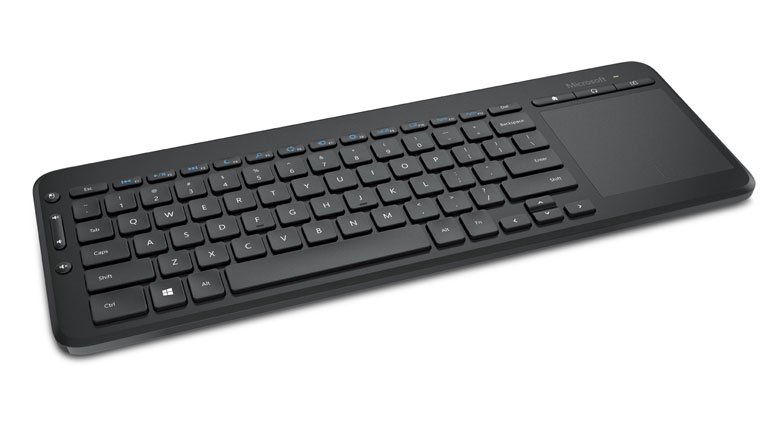 Microsoft All-in-One Media keyboard RF Wireless QWERTY English Black ...