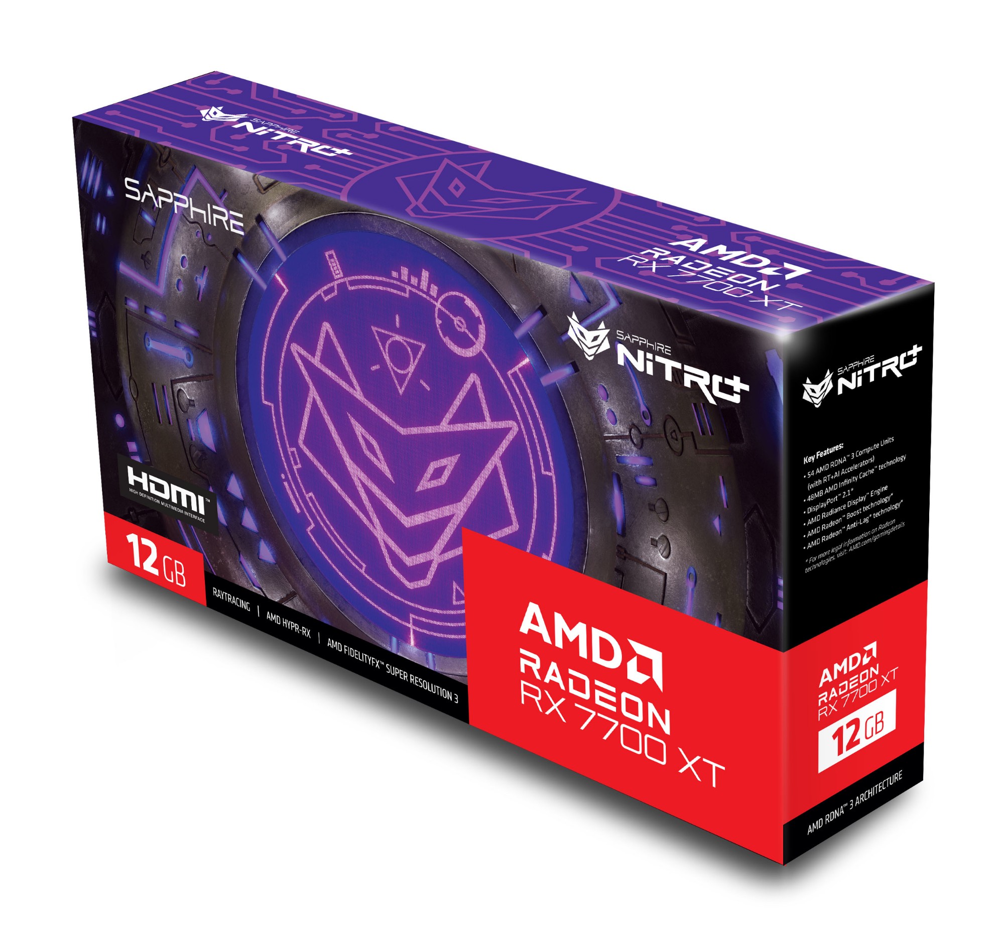 Sapphire NITRO+ Radeon RX 7700 XT AMD 12 GB GDDR6, 0 in distributor ...