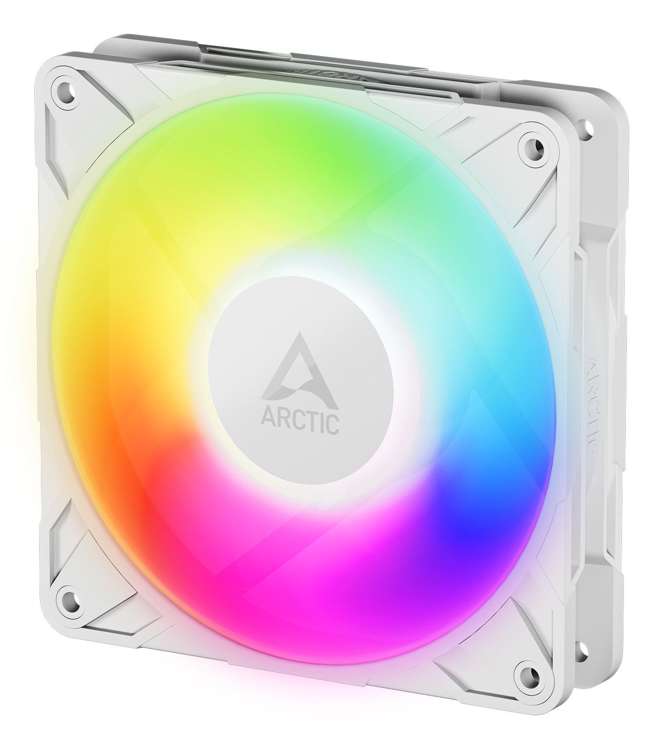 ARCTIC Freezer P12 Pro A-RGB (White) - 120 mm A-RGB PWM Fan with Cable ...
