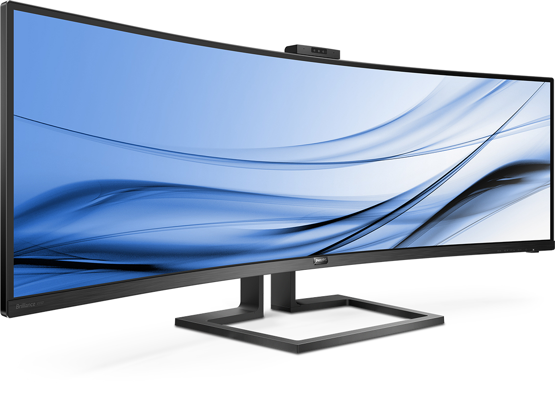 Philips P Line 32:9 SuperWide curved LCD display 499P9H/00, 125 in ...